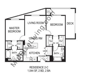 Avenue One – Condo Values for two bedroom units